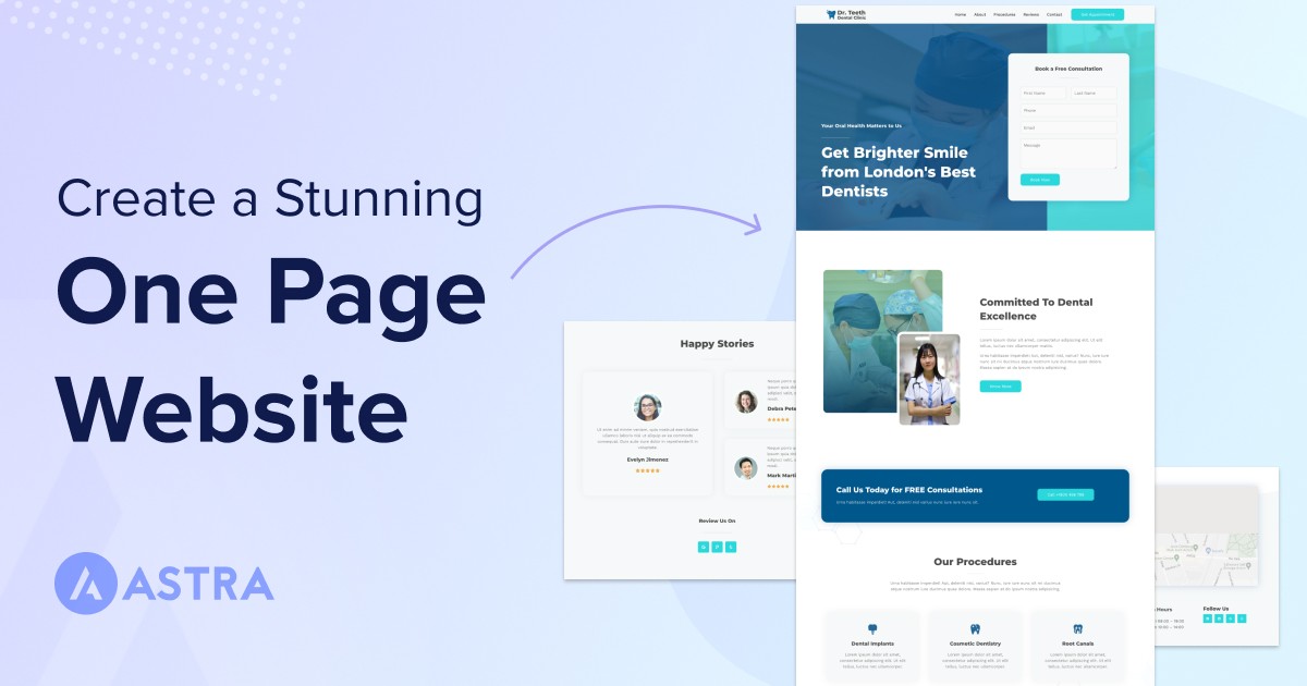 How To Create a One Page Website in Just 5 Steps