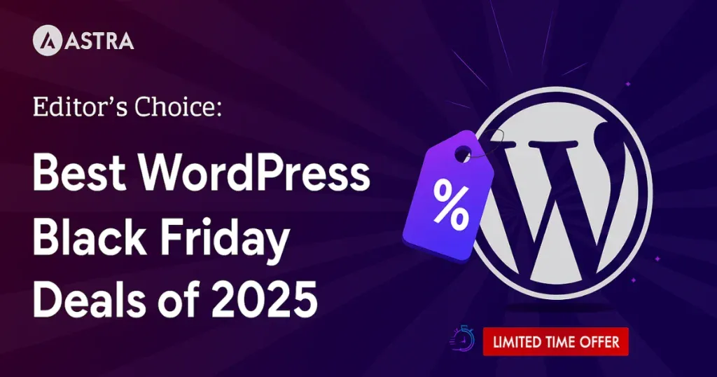 Best WordPress Black Friday Deals [Save Up to 85]
